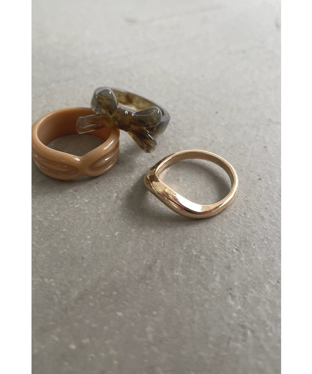 3SET RIBON RING